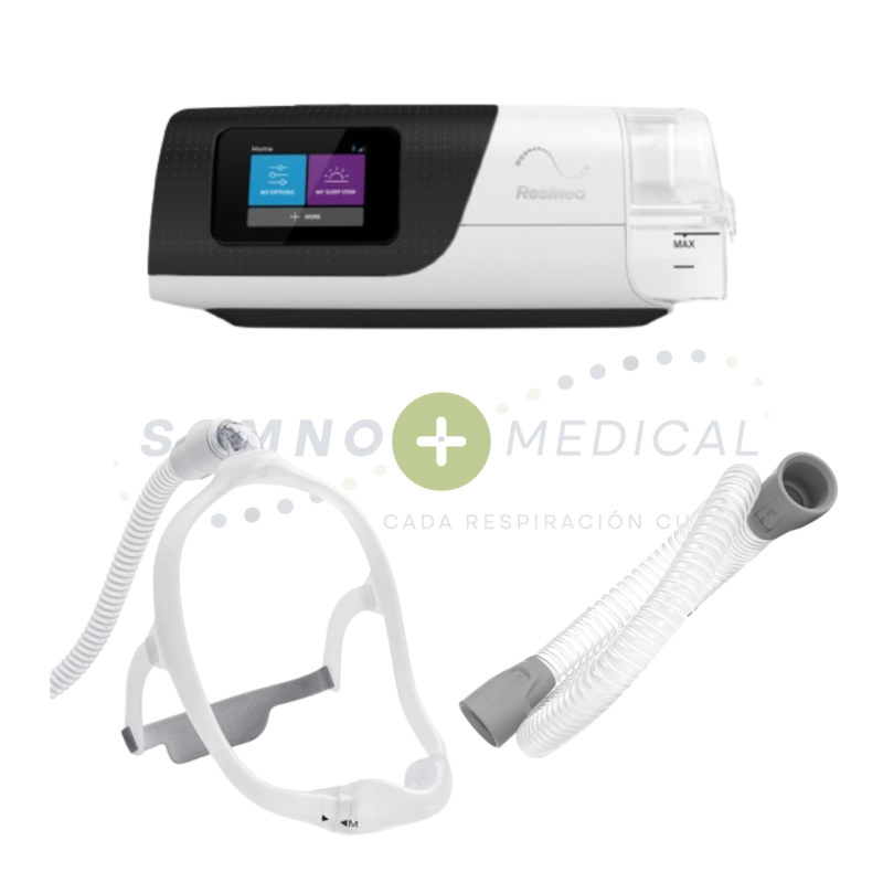 PACK AIRSENSE S11 + TUBO ESTÁNDAR + MASCARILLA DREAMWEAR UNDER THE NOSE ...