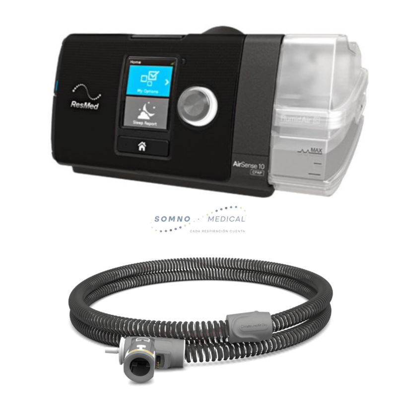 AUTOCPAP AIRSENSE S10 CON TUBO CALEFACCIONADO - RESMED - Somno Medical